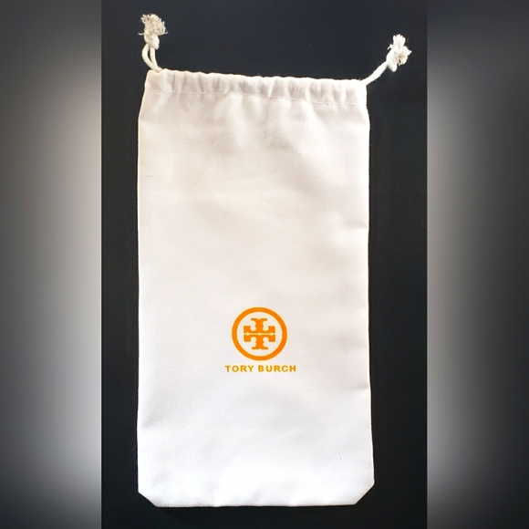 Tory Burch | Bags | Tory Burch White Gold Dust Bag Drawstring | Poshmark
